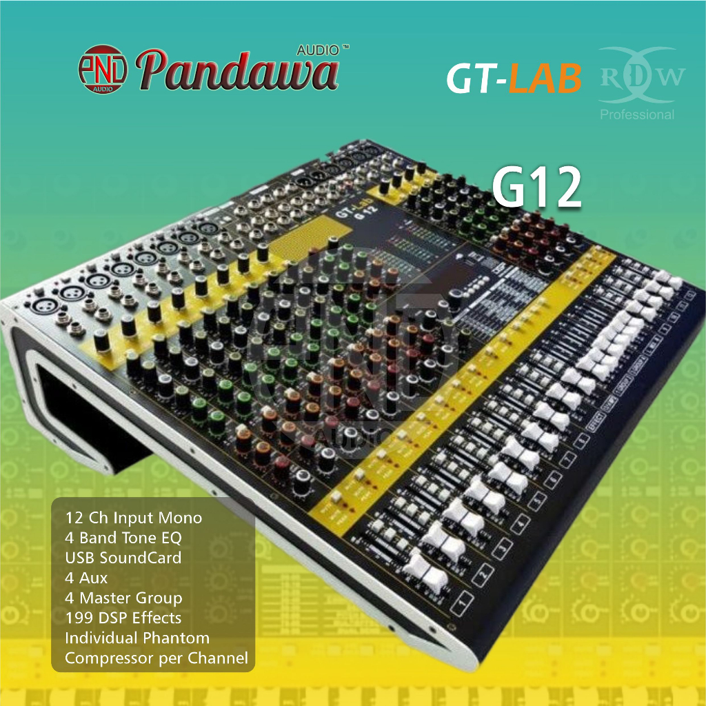 Jual GT Lab G12 gen2 / Mixer 12 Channel by RDW | Shopee Indonesia