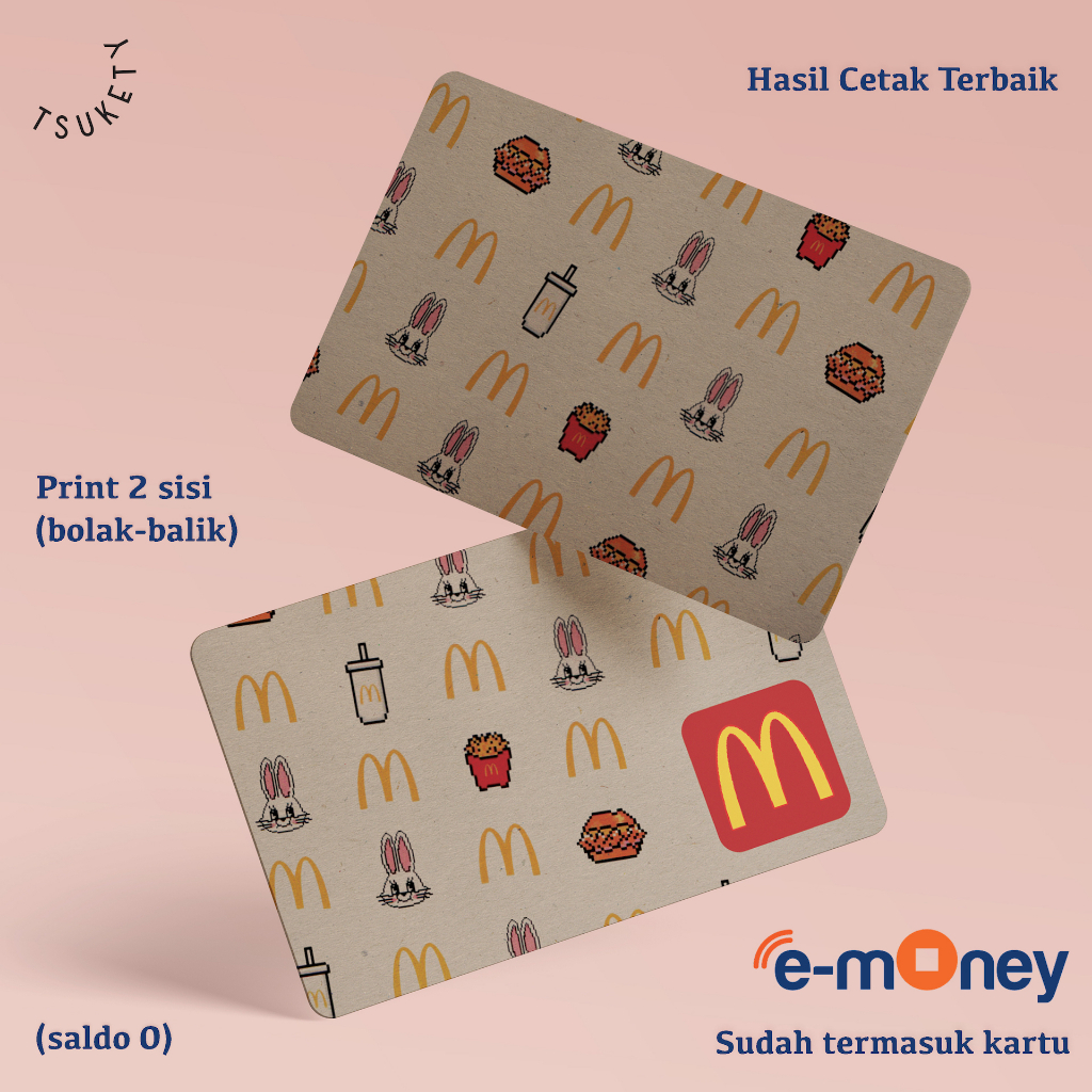 Jual kartu emoney flazz NEWJEANS x MCD MCDONALDS | Shopee Indonesia