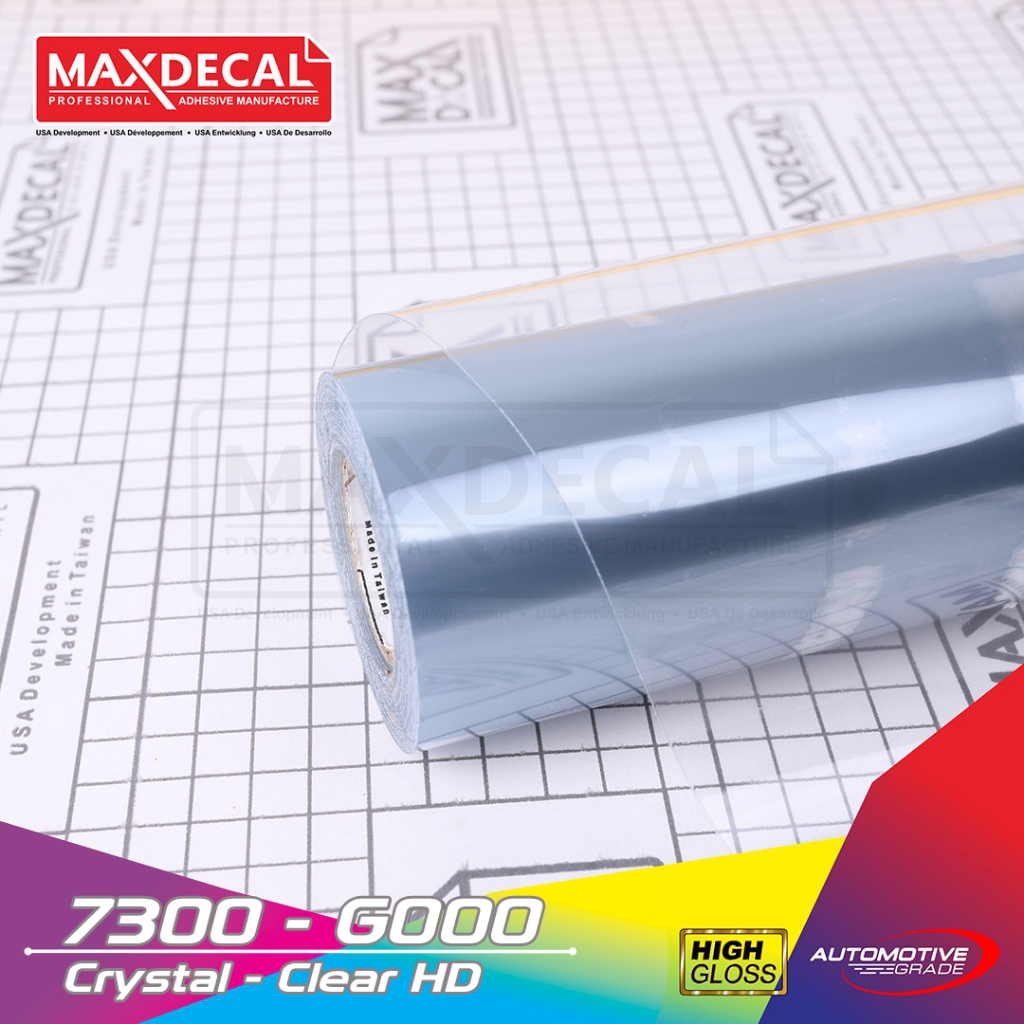 Jual sticker MAXDECAL DECOFIX 7300-G000 Crystal Clear HD skotlet bening ...