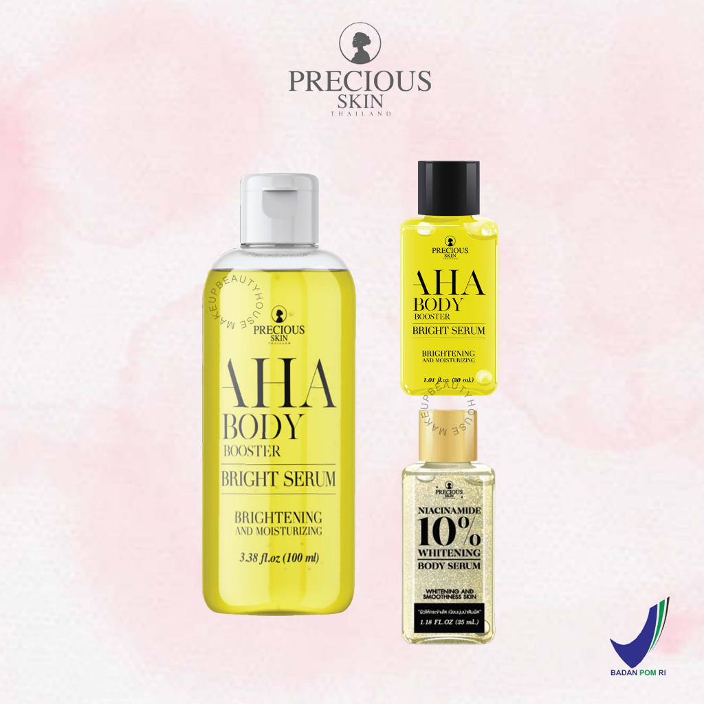 Jual PRECIOUS SKIN AHA Body Booster Bright Serum 30ml / Niacinamide 10% ...