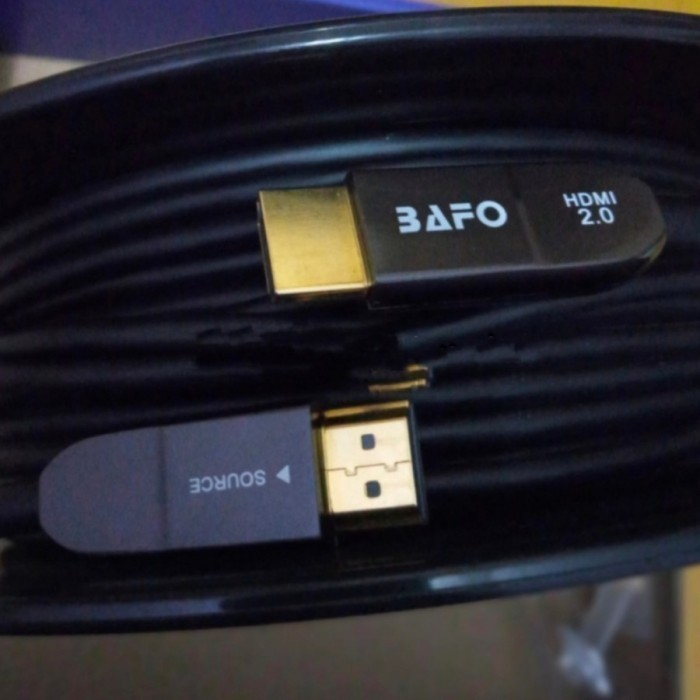Jual BAFO Kabel HDMI Fiber Optik 20M 25M 30M 40M Ver 2.0 / Bafo HDMI FO ...