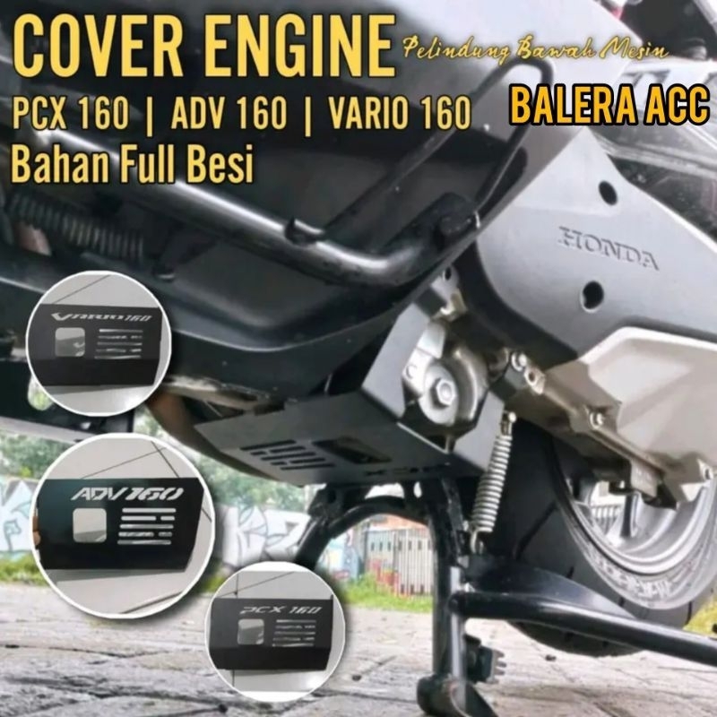Jual cover Engine tutup Pelindung Bawah Mesin Honda stylo 160 ADV 160 Vario 160 PCX 160 Beat ...