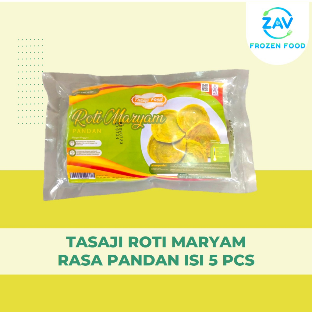 Jual TASAJI ROTI MARYAM RASA PANDAN ISI 5 PCS | Shopee Indonesia