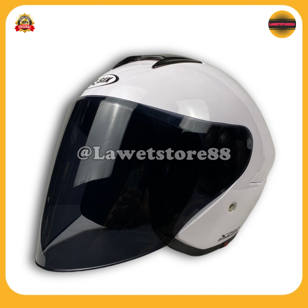 Jual Helm Sepeda Motor Half Face Rsix Xpro Solid Polos Paket Ganteng ...