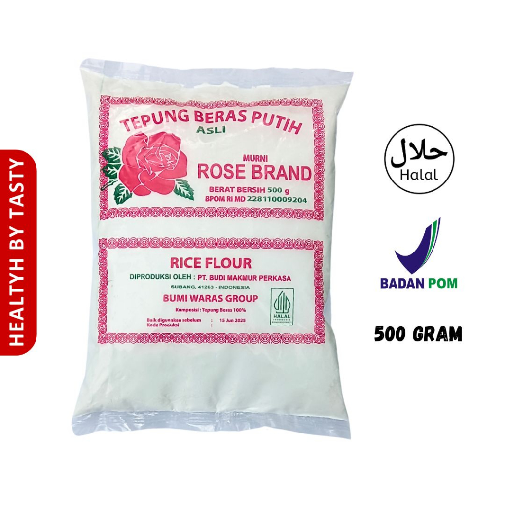 Jual Tepung Beras Rose Brand Tepung Ketan Rose Brand 500 gr | Shopee ...