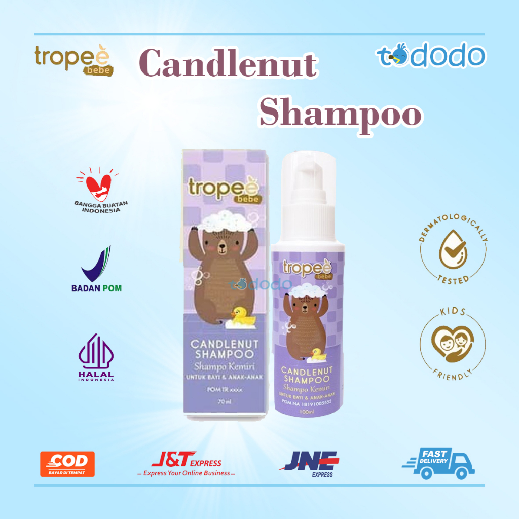Jual Tropee Bebe Candlenut Shampoo/Sampo Kemiri 100ml | Shopee Indonesia