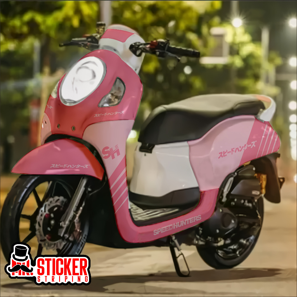 Jual decal honda scoopy full body untuk semua tipe scoopy desig speed ...