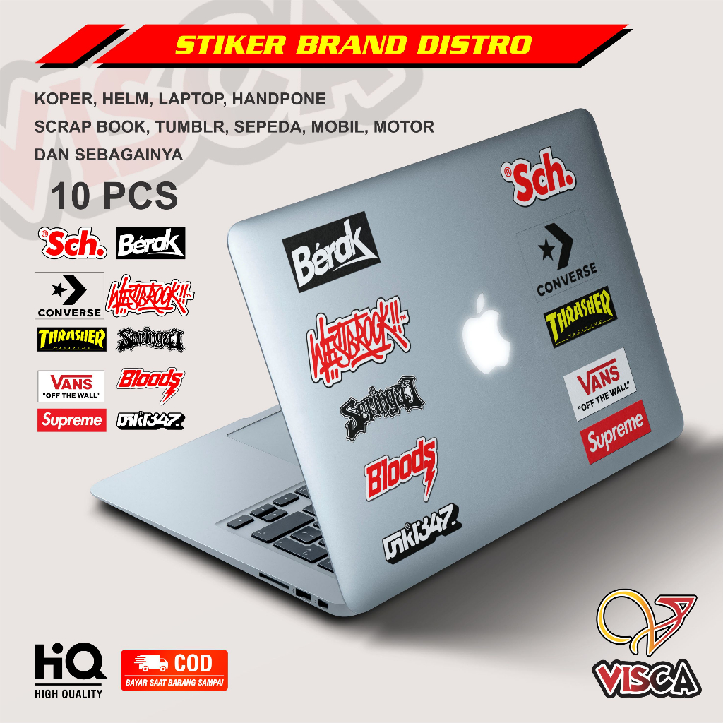 Jual STIKER PACK - Stiker Brand Distro Lokal - Stiker Aesthetic 10pcs ...
