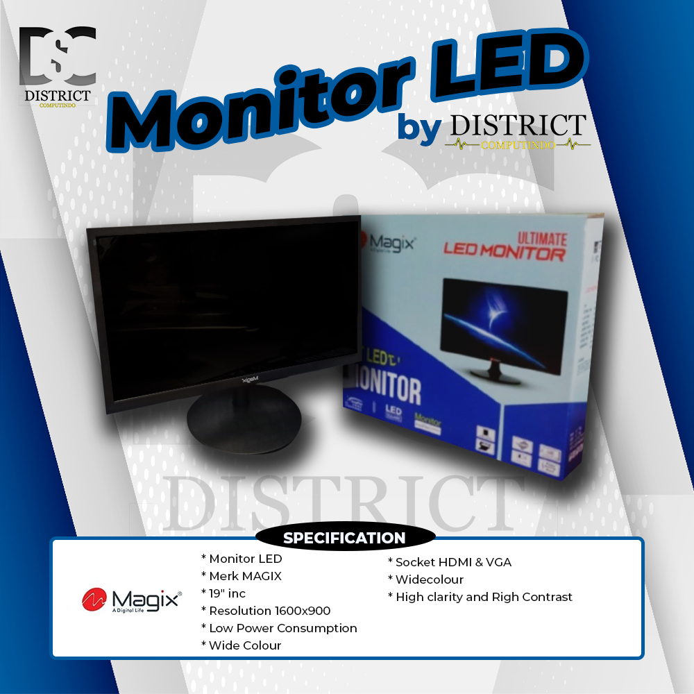 Jual Monitor LED 19 inc Magix HDMI | Shopee Indonesia
