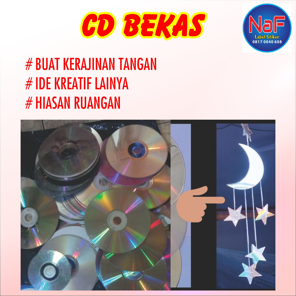 Jual keping cd vcd dvd bekas untuk kerajinan tangan | Shopee Indonesia