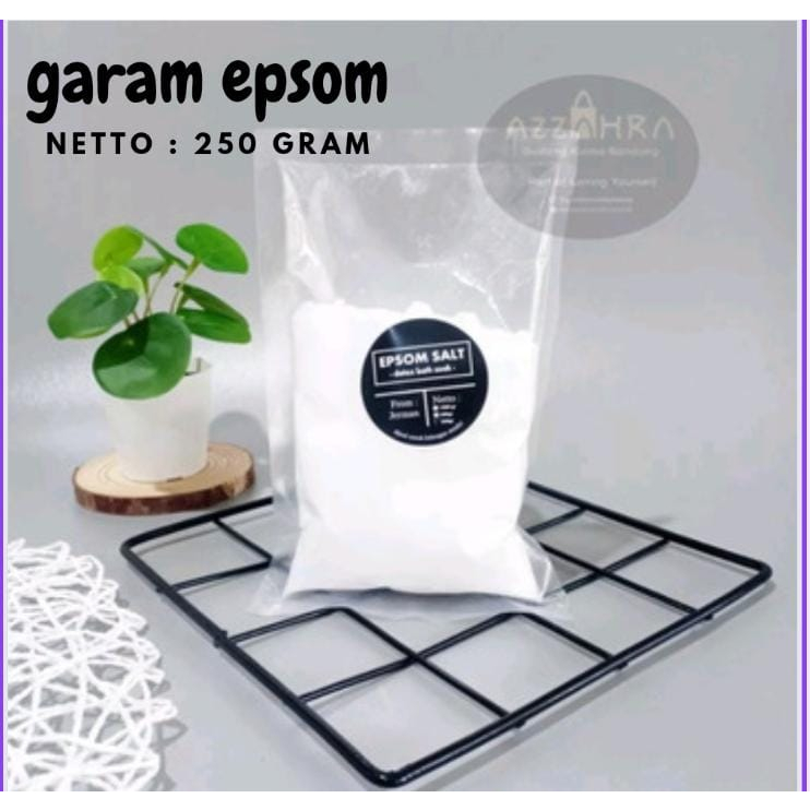 Jual Garam Inggris 250gr / Epsom Salt / MgSO4 / Magnesium Sulfat ...