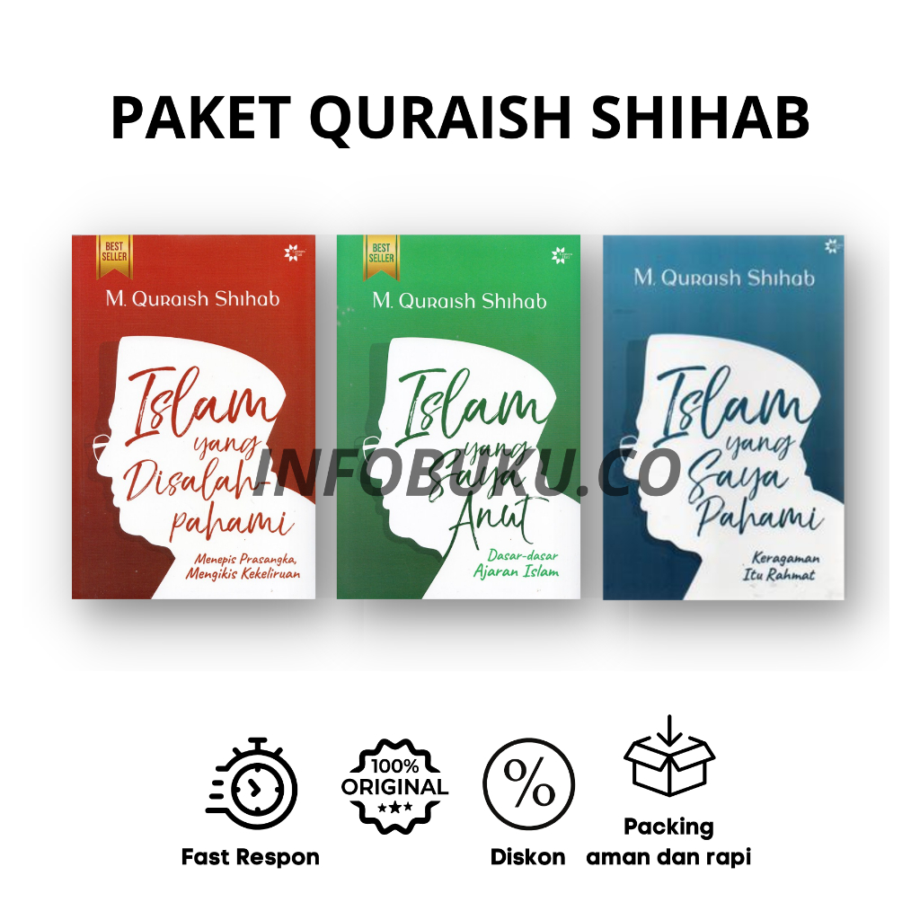 Jual paket buku Quraish Shihab (Islam yang saya pahami, Islam yang ... Jual paket buku Quraish Shihab (Islam yang saya pahami, Islam yang ...