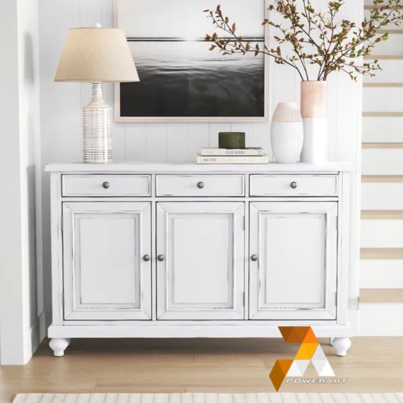 Jual BUFFET MEJA TV MINIMALIS MODERN DUCO PUTIH RAK TV KONSOL TV ...