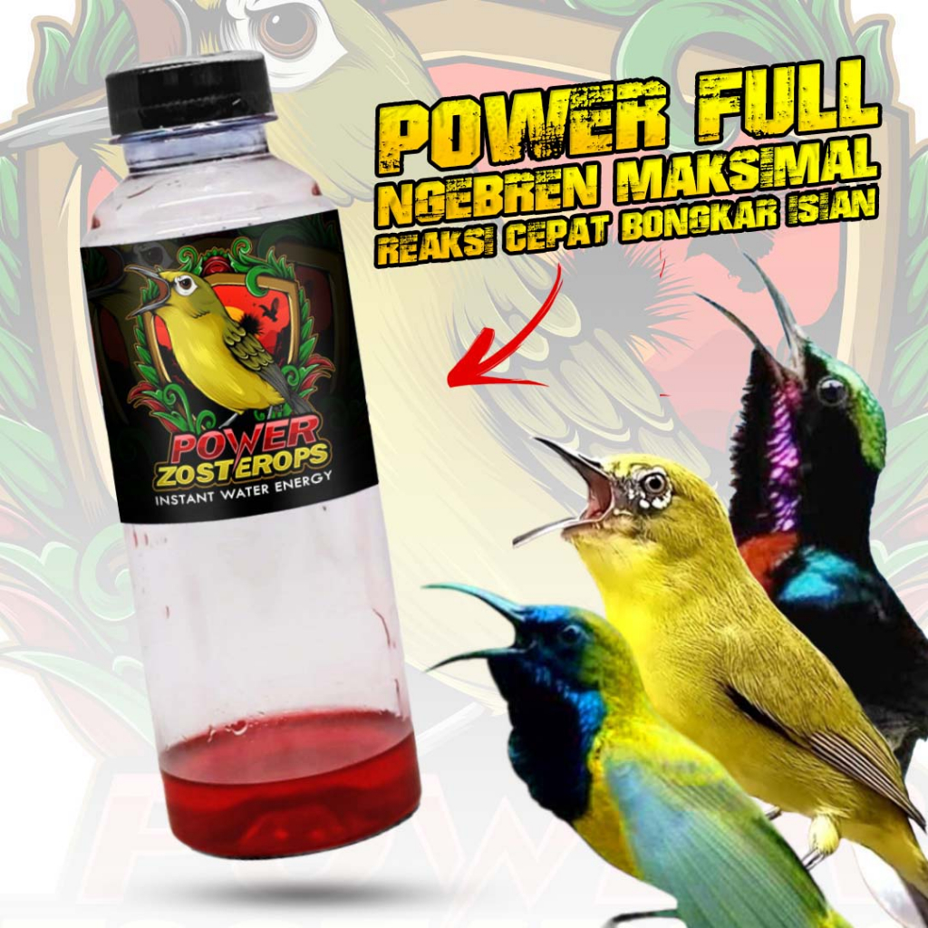 Jual POWER ZOSTEROPS minuman doping penggacor burung sogon konin pleci ...