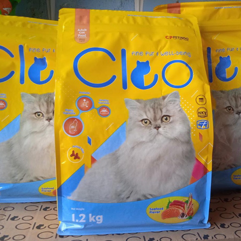 Jual cleo cat food 1,2kg | Shopee Indonesia