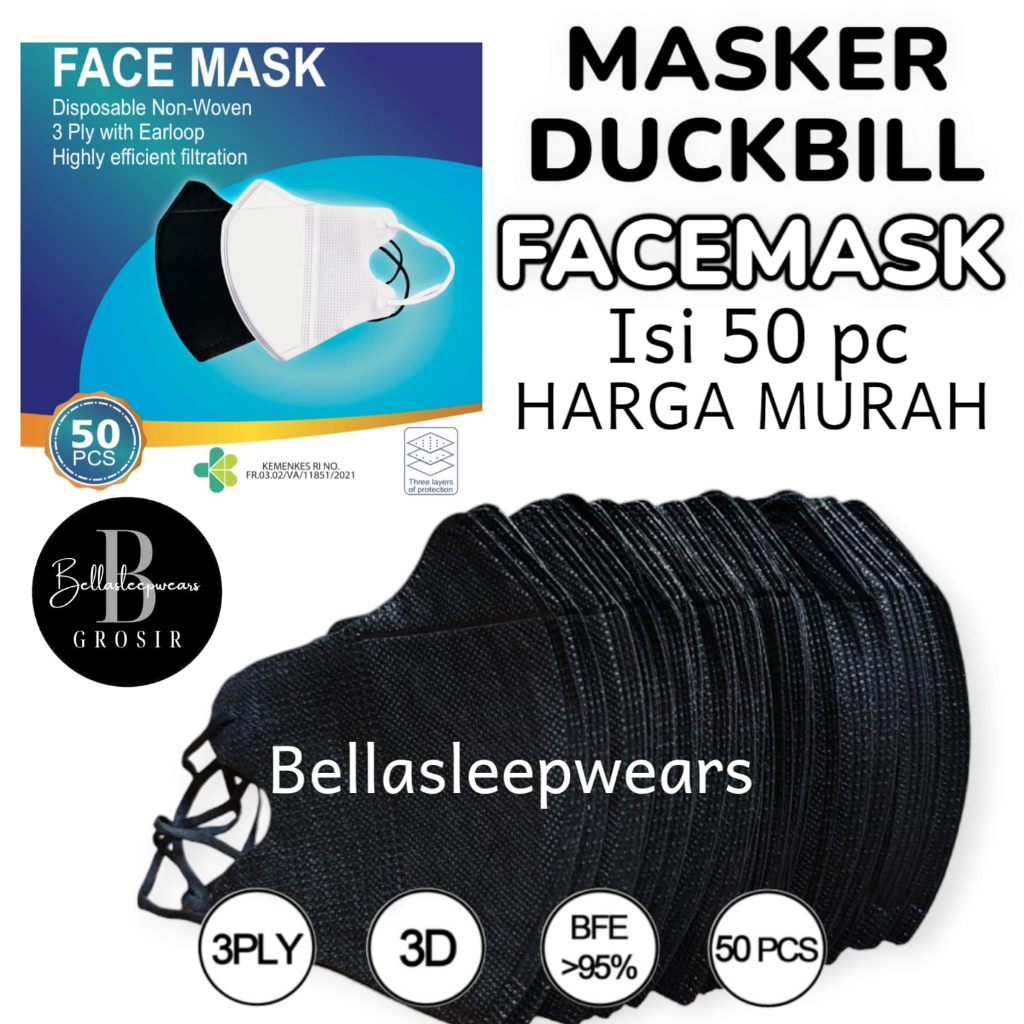 Jual DB DMS CARE EMBOS FACE MASK - MASKER DUCKBILL 3PLY DMS CARE FACE ...