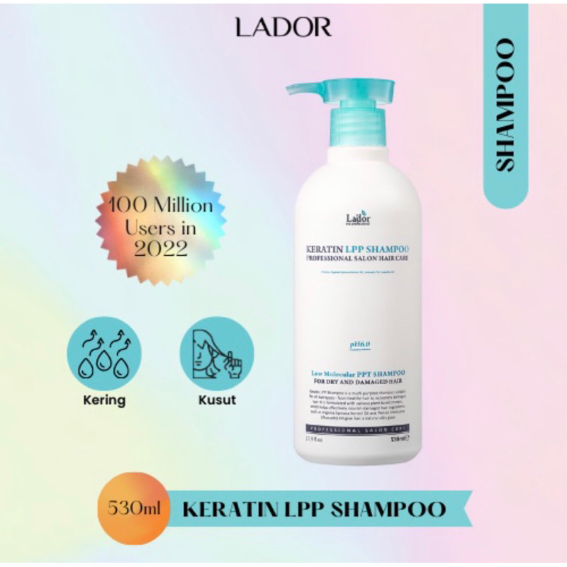 Jual Lador Keratin LPP Shampoo 530 ml | Shopee Indonesia