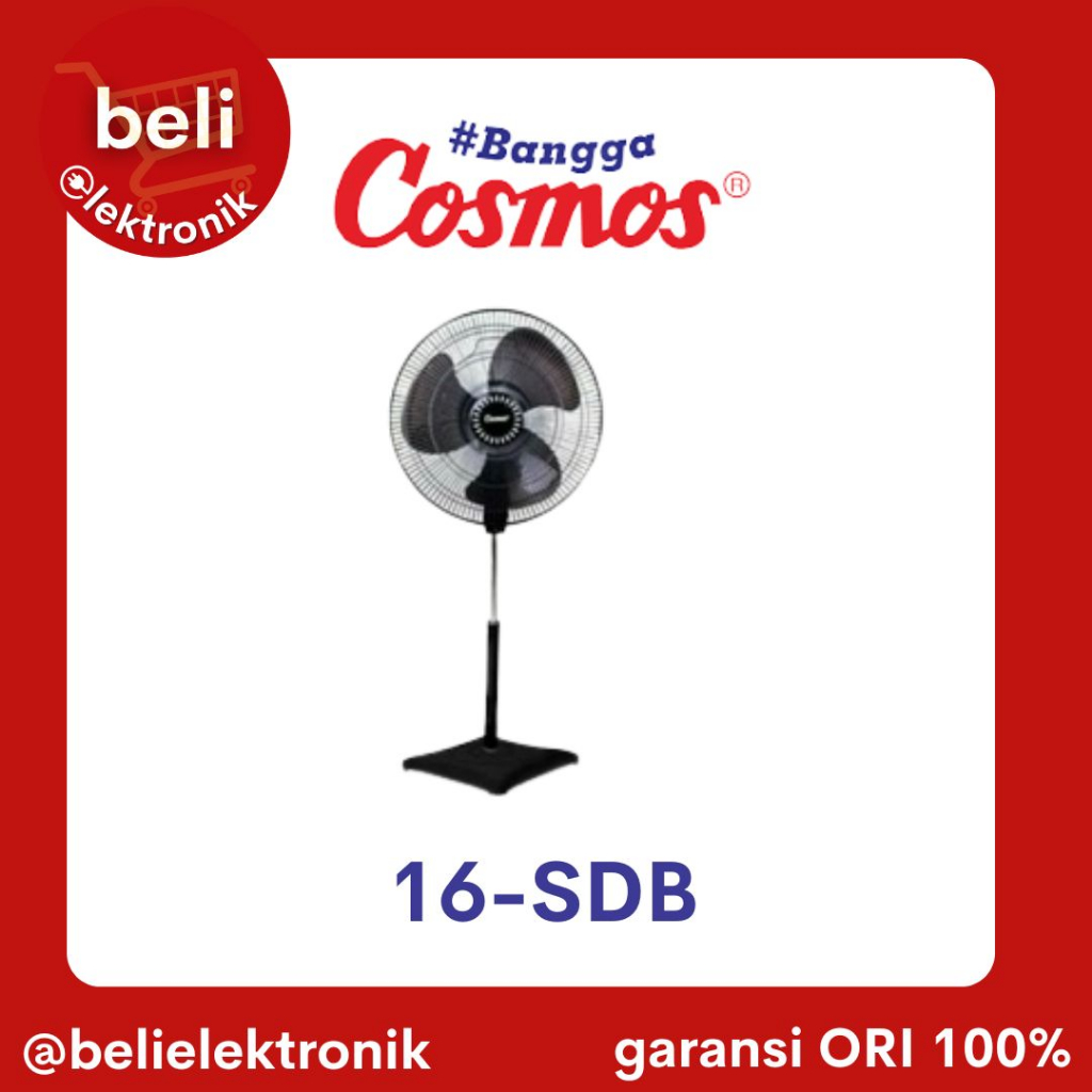 Jual COSMOS Kipas Angin Berdiri/Stand Fan 16 Inch 16 SDB | Shopee Indonesia