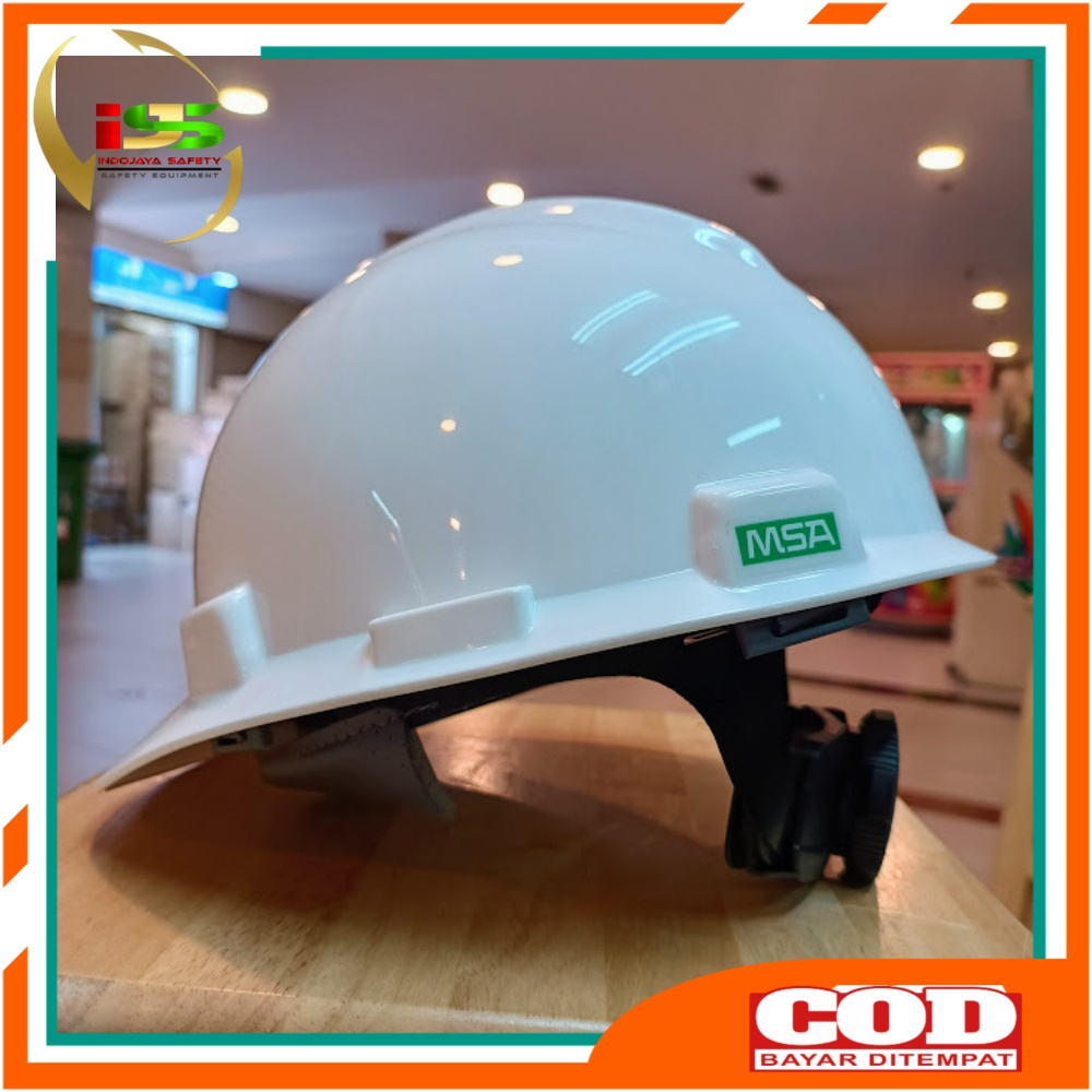 Jual Helm Safety MSA V-gard Original Fastrack Putar - Safety Helmet ...