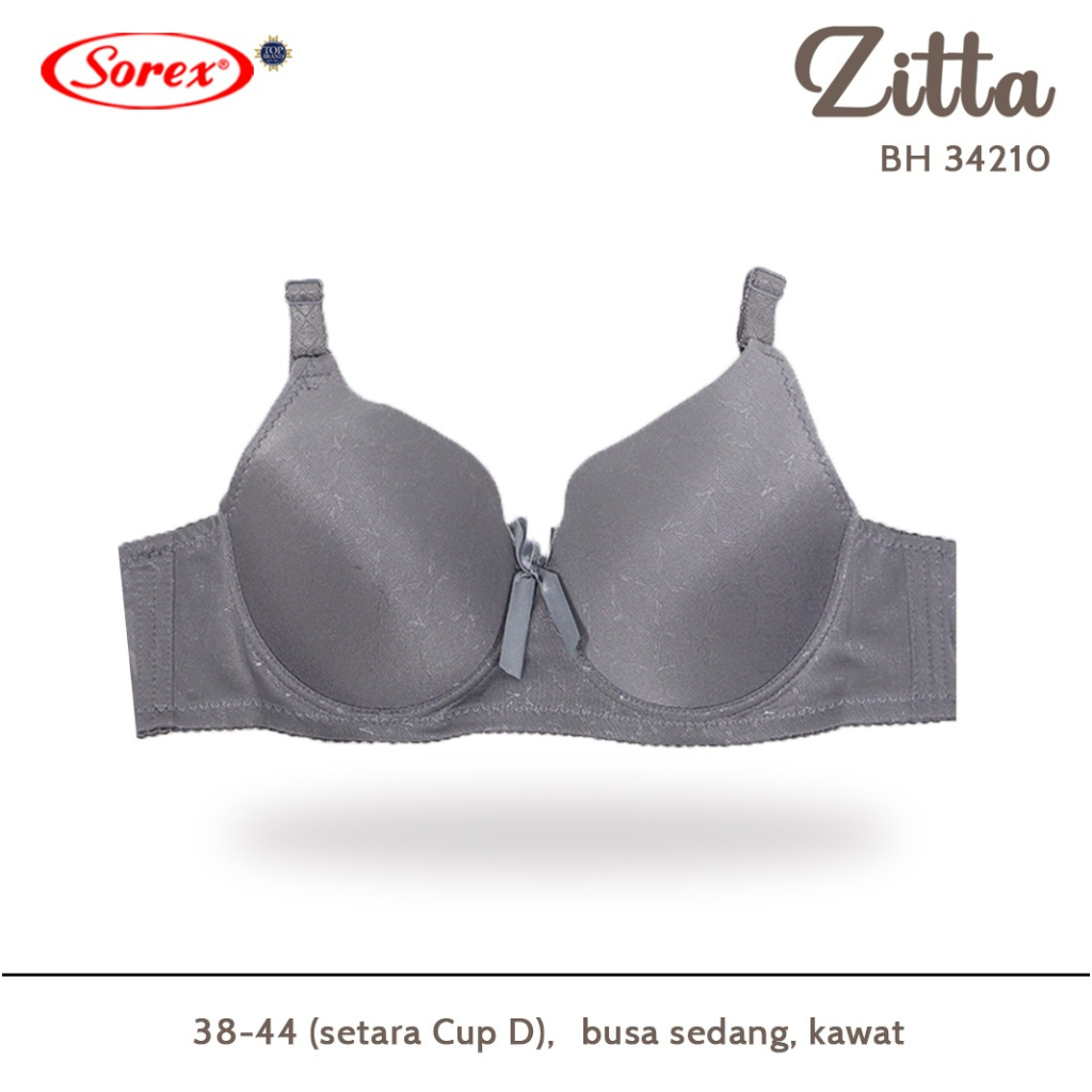 Jual Sorex Bra Kawat Busa Sedang Kait 3 Cup D Cup 3/4 Nilon Mix Zitta ...