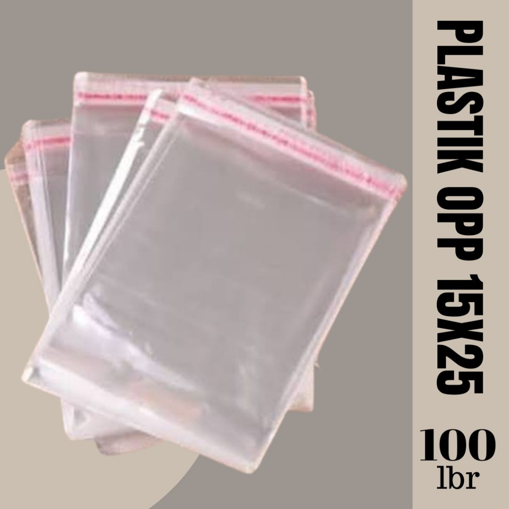 Jual PLASTIK OPP 30X40 25x35 20x30 PLASTIK BENING BUNGKUS BAJU PLASTIK ...