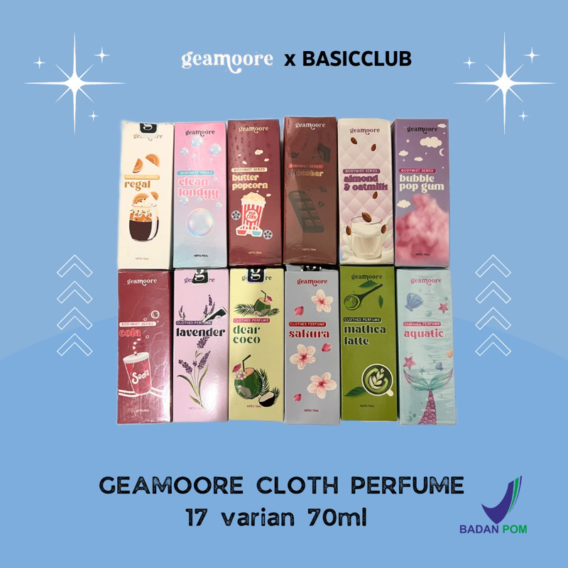 Jual (BPOM) GEAMOORE CLOTHES PERFUME / PARFUM BAJU | Shopee Indonesia