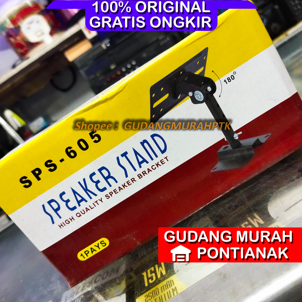 Jual BRACKET GANTUNG WALL SPEAKER Breket Salon Penggantung Pengait ...