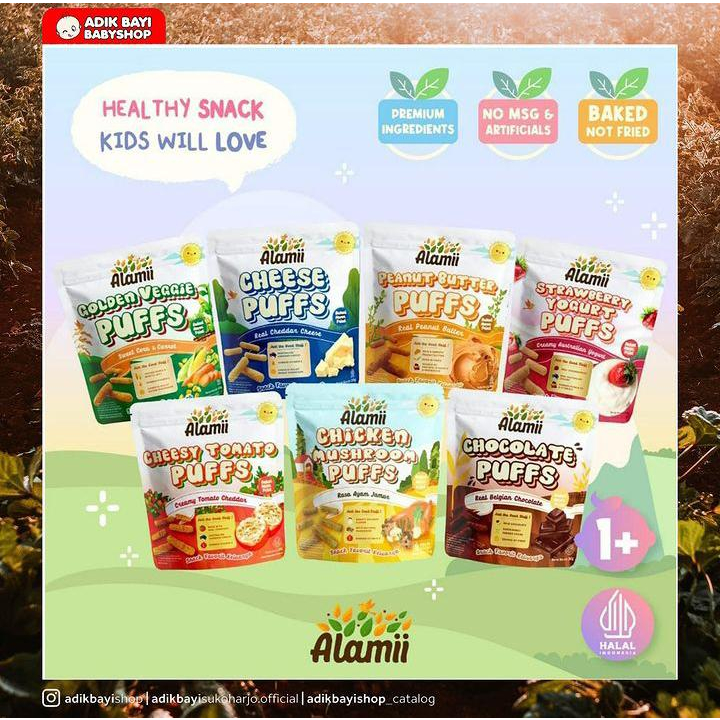 Jual ALAMII FOOD - Puff HEALTHY Snack Anak CEMILAN BISKUIT MPASI BAYI ...