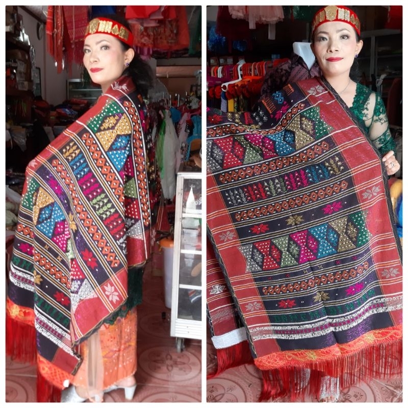 Jual Ulos Sadum Angkola Bonggit Cantik edisi Hitam | Shopee Indonesia