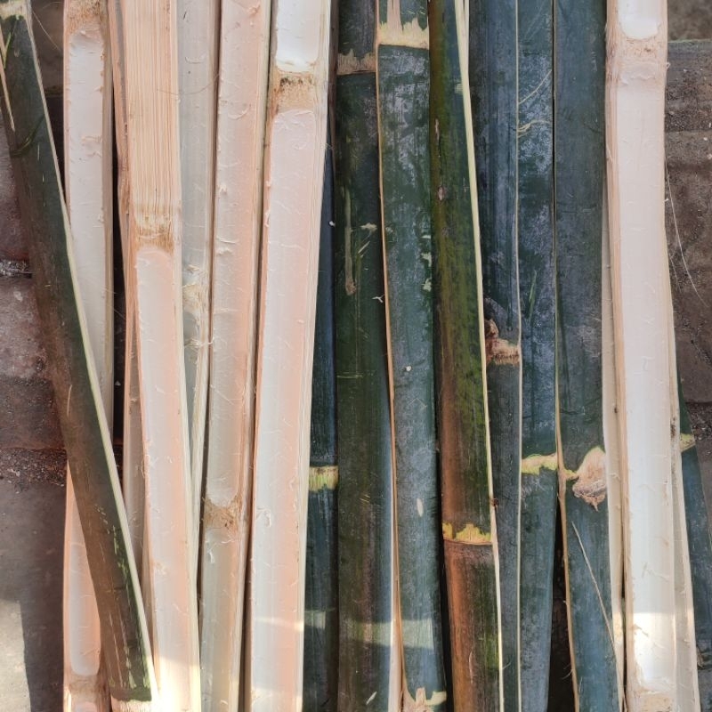 Jual BAMBU BILAH SISIKAN TURUS SIAP PAKAI UNTUK LANJARAN AJIR TANAMAN ...