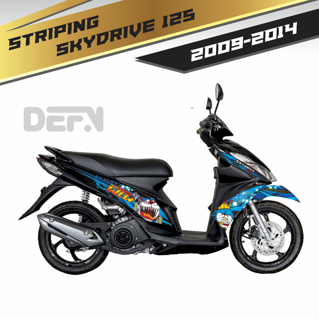 Jual Stiker striping Decal Suzuki Skydrive 125 2009-2014 Semifullbody ...