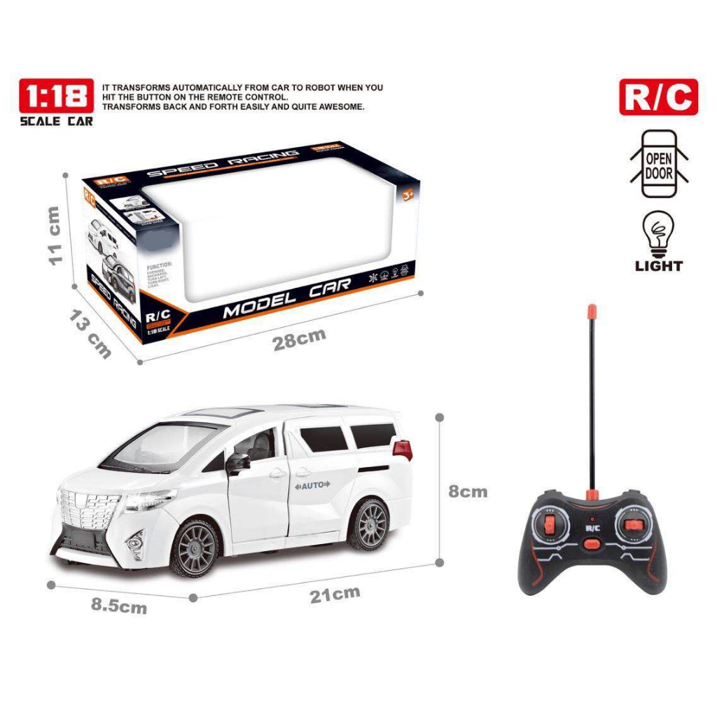 Jual RC Alphard Mainan Mobil Remote Control Model Car Speed Racing 1:18 ...