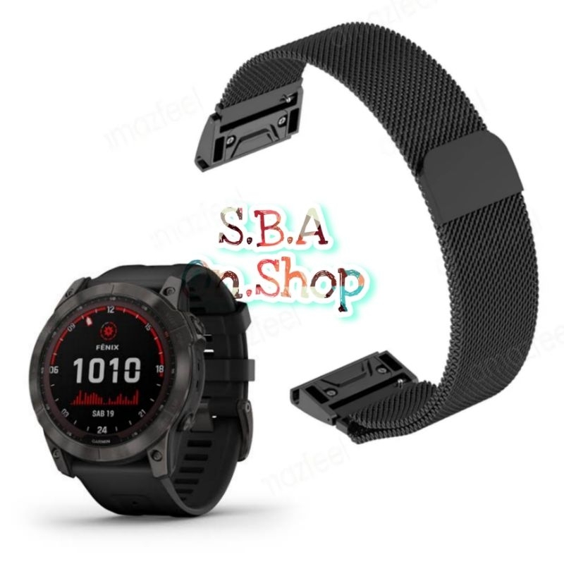 Jual Strap Milanese Loop Quick Fit Tali Jam Garmin Fenix 8 51mm 7x 5x ...