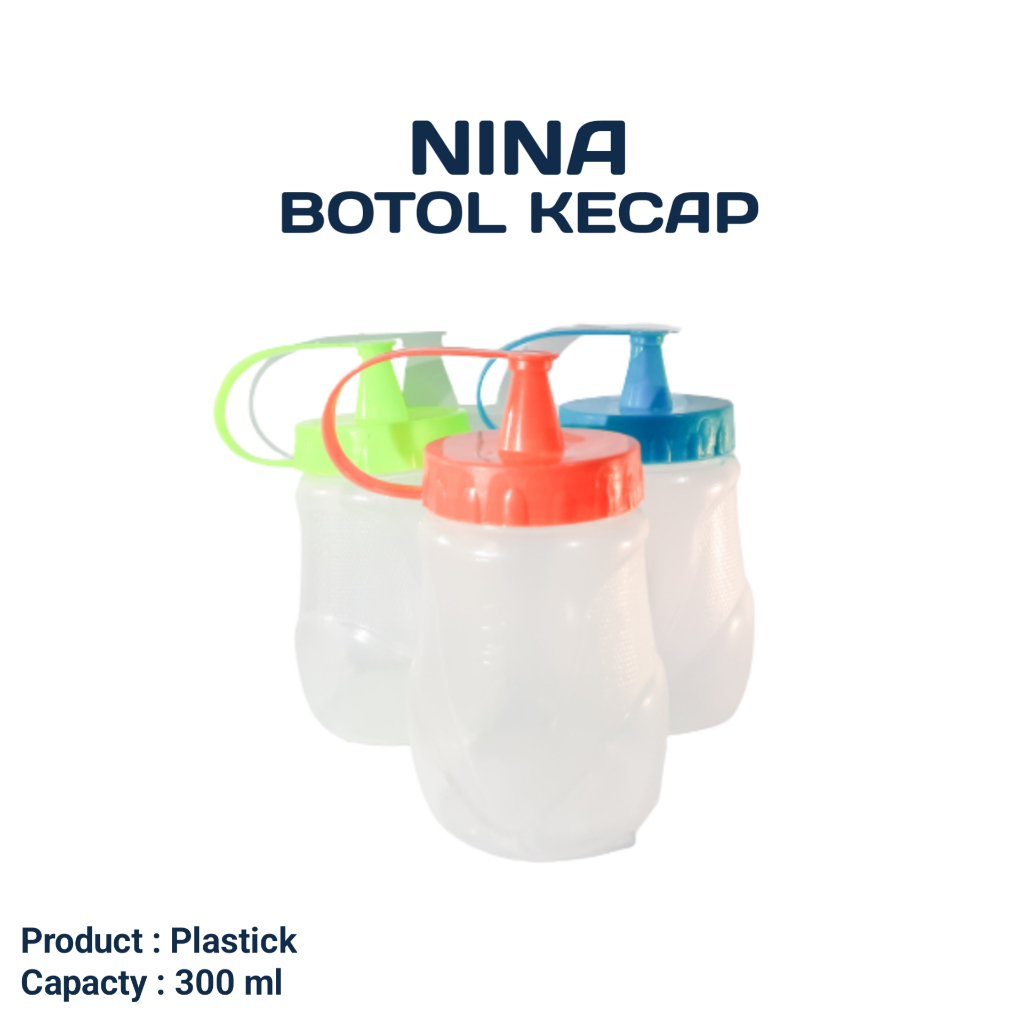Jual TERMURAH! BOTOL MINI PLASTIK 300 ML MERK NINA SERBAGUNA | Shopee ...