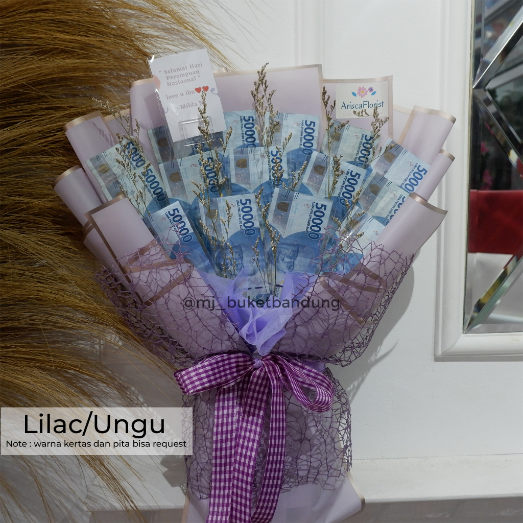 Jual Buket Uang Asli Pecahan 100ribu (1jt, 1.5jt, 2jt, 2.5jt, 3jt, 4jt ...