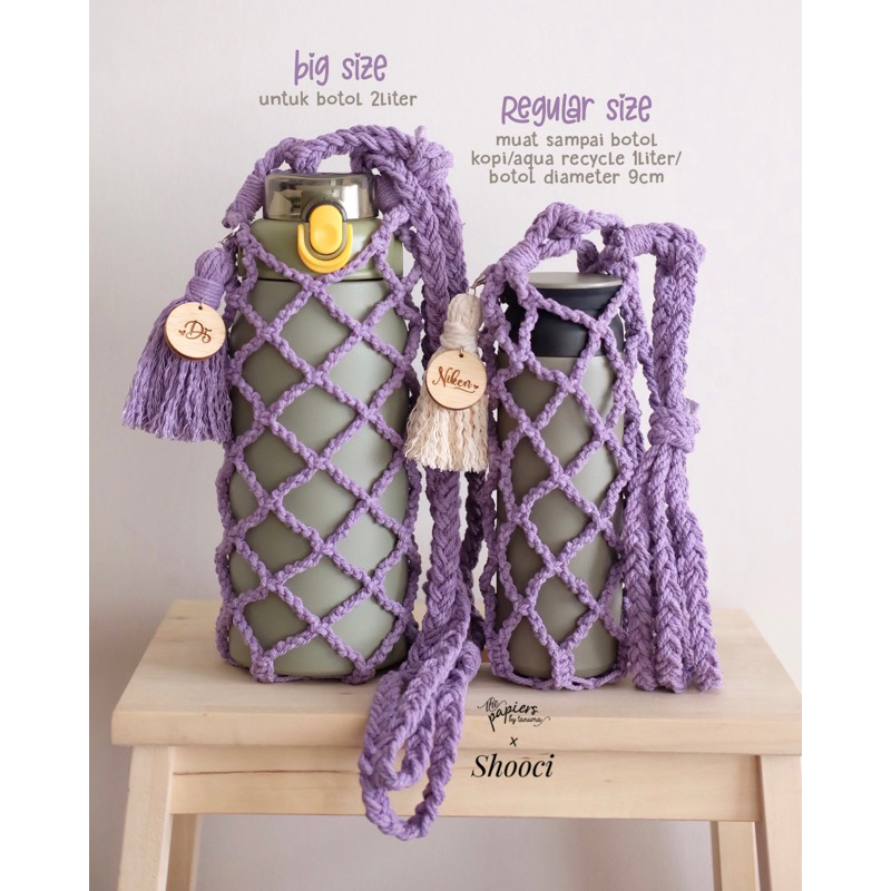 Jual Custom Tumbler Bag Request Size Besar/ Tas Termos/ Tas Tumbler ...