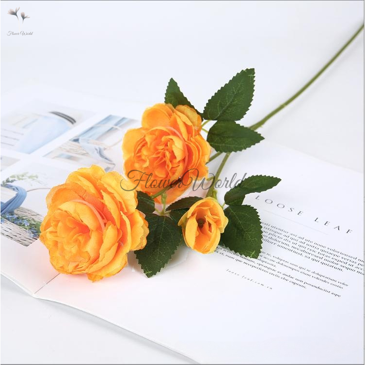 Jual [FlowerWorld]Artificial Bunga Peony 3 Cabang Bunga Palsu Plastik ...