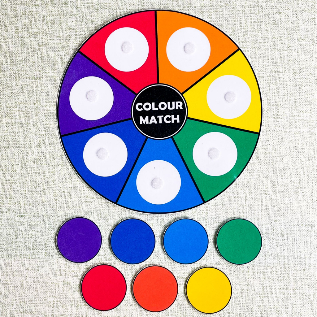 Jual Busy Page Mainan Montessori Edukasi Anak 1-2Tahun Mengenali Warna ...