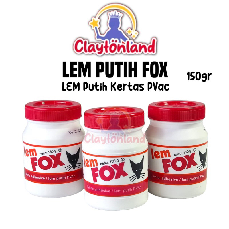 Jual LEM FOX 150 GRAM / LEM FOX PUTIH SERBAGUNA | Shopee Indonesia