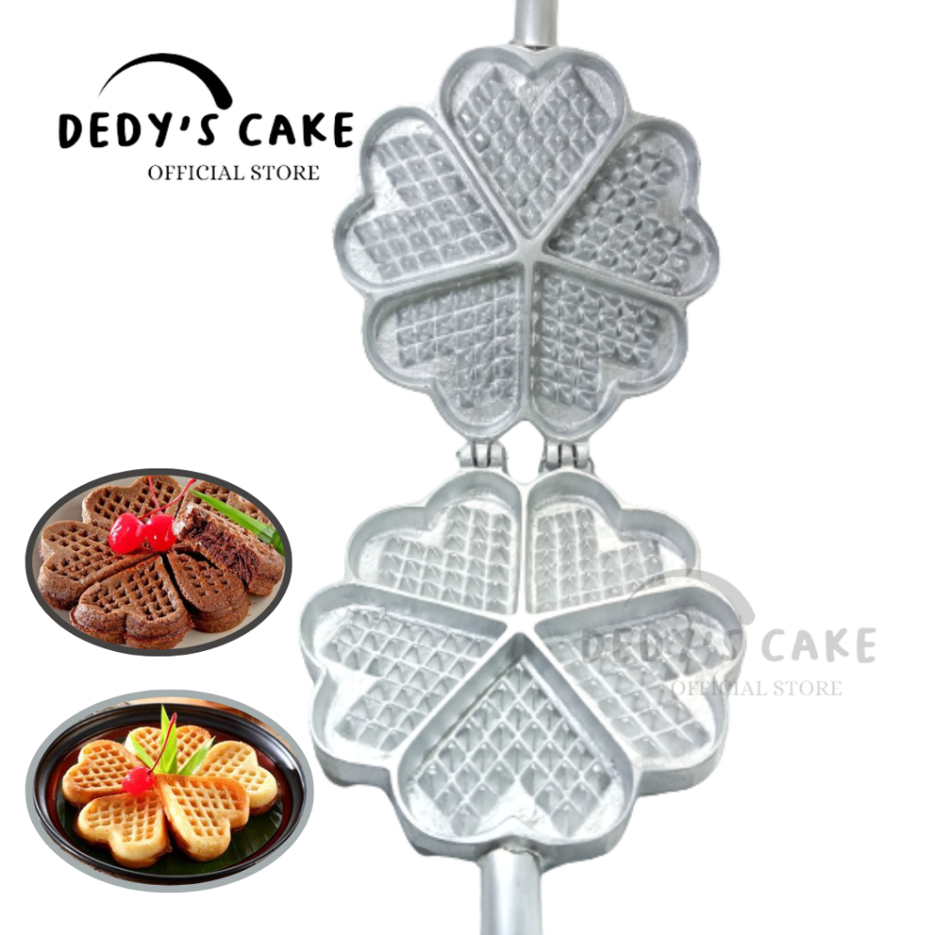 Jual Cetakan Waffle Bapel Bentuk Hati Tebal | Shopee Indonesia