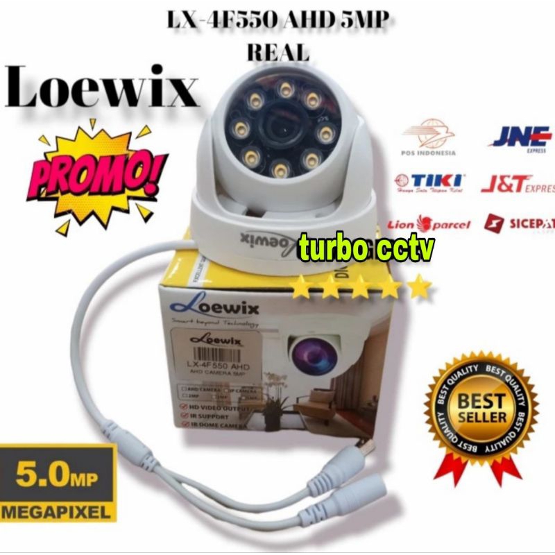 Jual LOEWIX CCTV KAMERA 5MP CAMERA COLORVU INDOOR LX-4F550 2560P ...