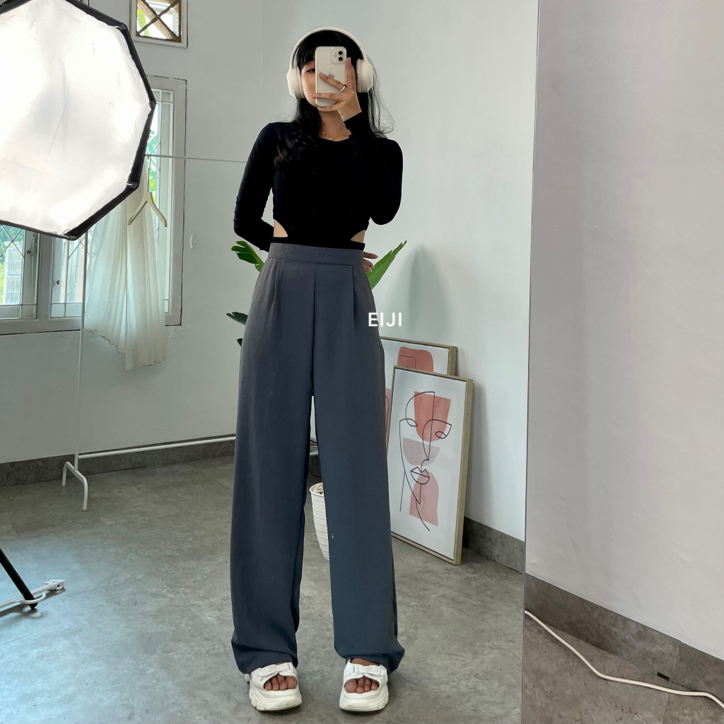 Jual Elie Kulot Pants - Celana Panjang Wanita Kekinian - Kulot Cringkle ...