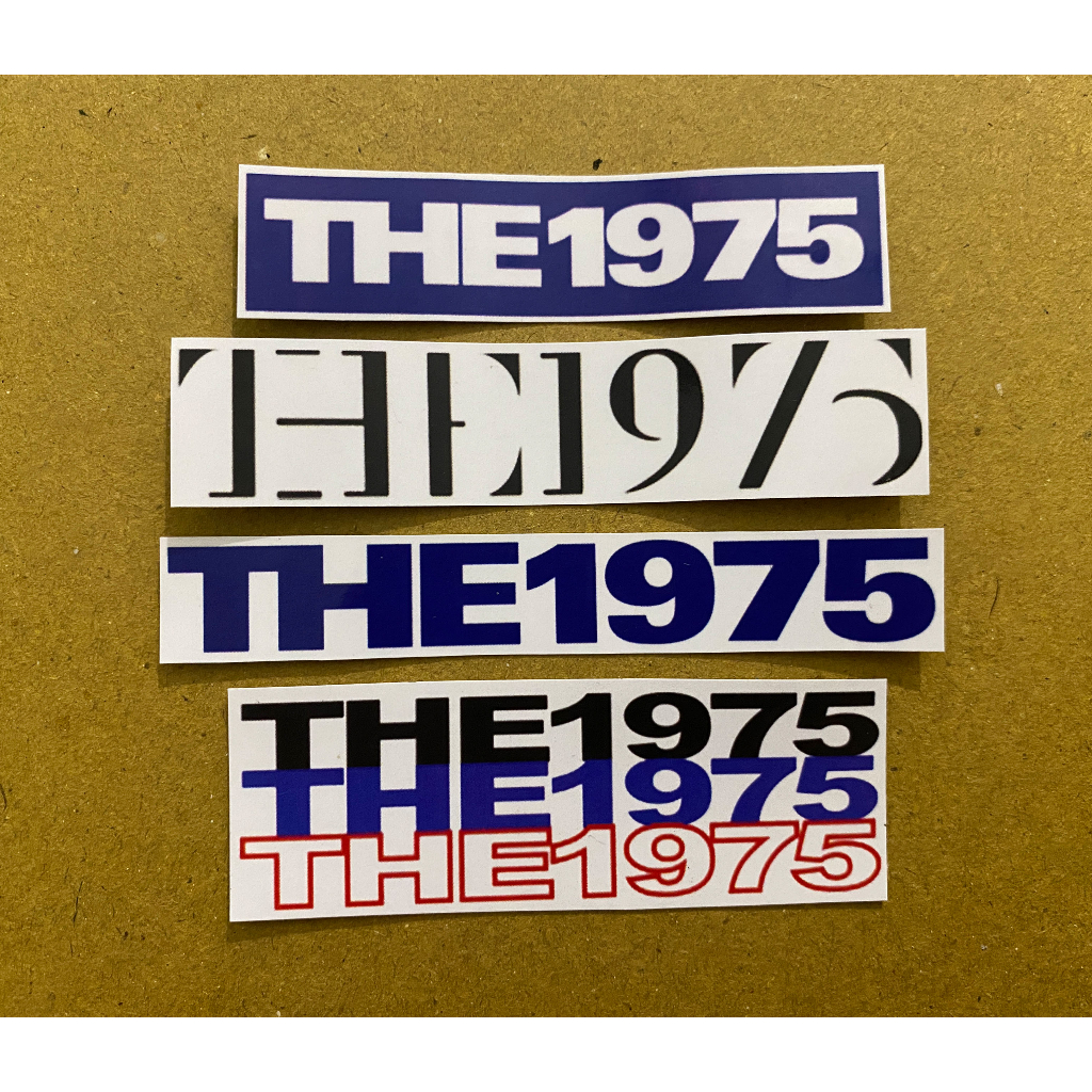 Jual Stiker THE 1975 LOGO (ukuran besar) Premium vinyl glossy ...