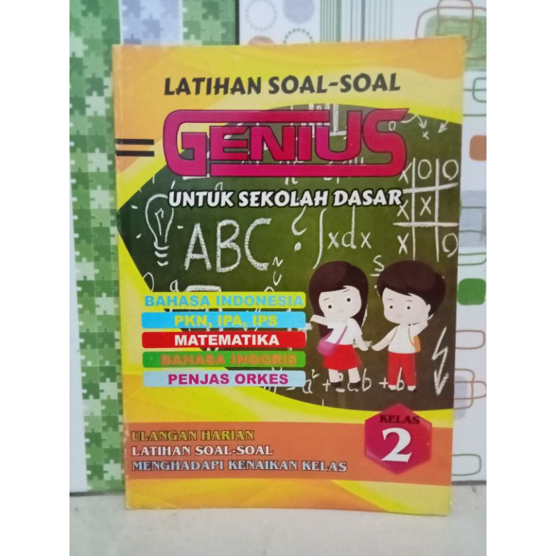 Jual Bank Soal kelas 2 SD Genius | Shopee Indonesia