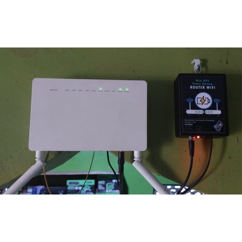 Jual UPS mini ROUTER WIFI 12 V power backup KUALITAS TERJAMIN & SIAP ...