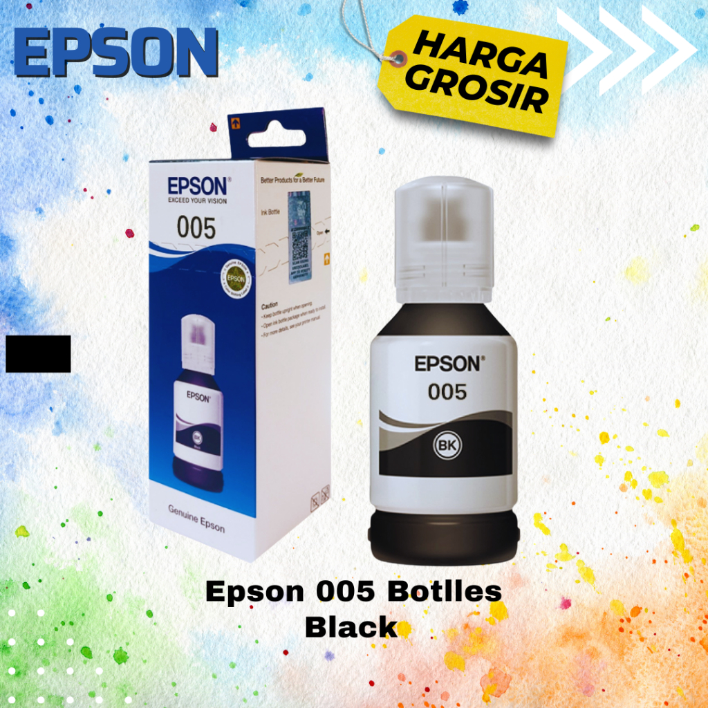 Jual Tinta Epson 005 Black Hitam Ink Original Printer M1100/M1120/M1140 ...