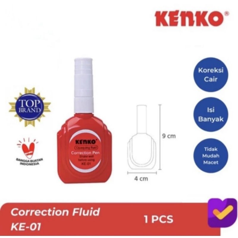 Jual Tipe X Kenko Original Penghapus Pulpen Tip X Cair Correction Pen ...