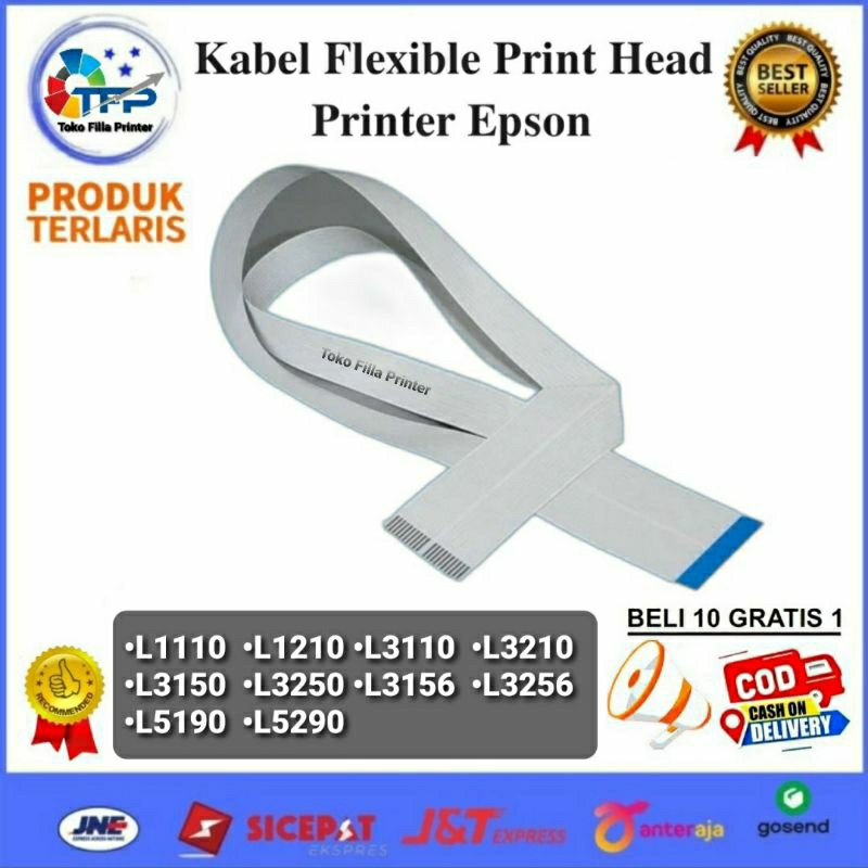 Jual Kabel Flexible Print Head Printer Epson L1110 L1210 L3110 L3210 ...