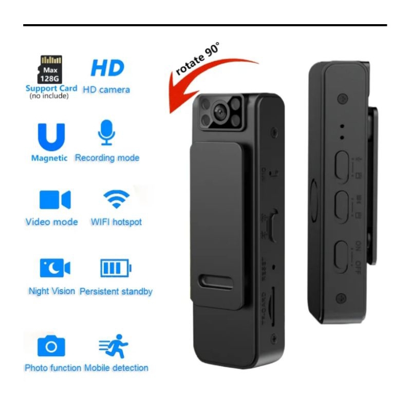 Jual boss kamera micro SD video audio klip jepit di baju camera ...