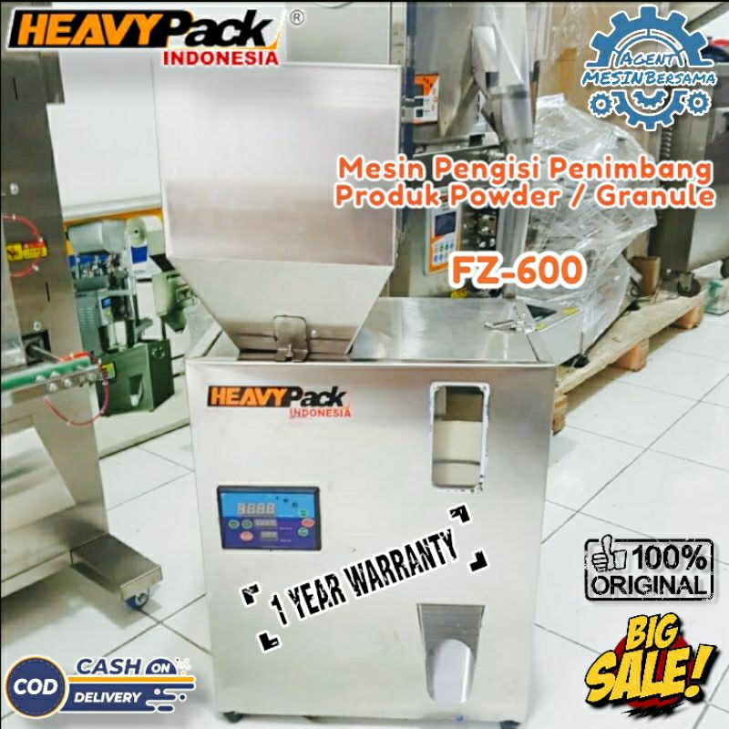 Jual Mesin Filling Weigher FZ-600 Mesin Pengisi Penimbang Produk Powder ...